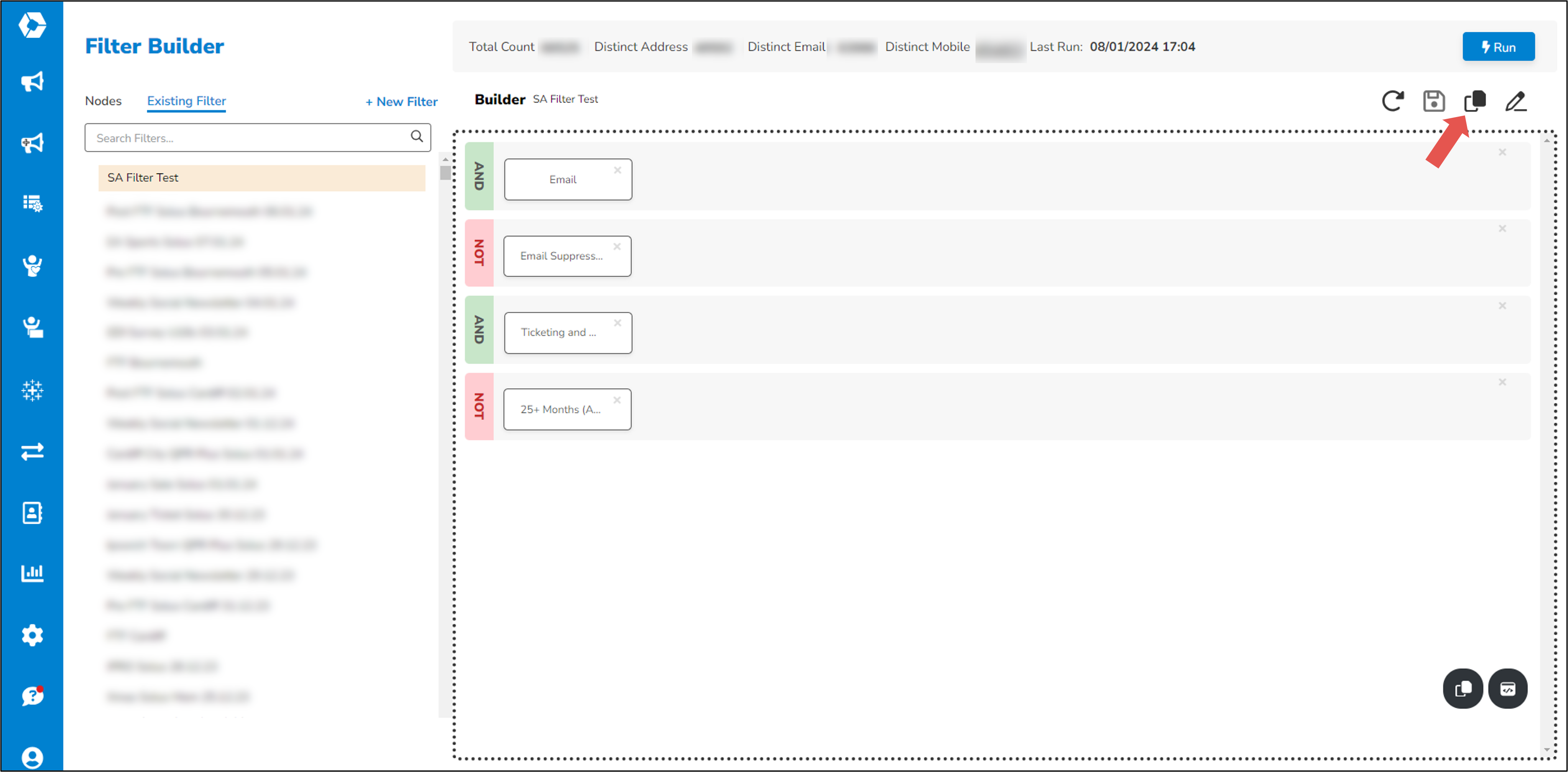 Using the Filter Builder – Two Circles Help Center